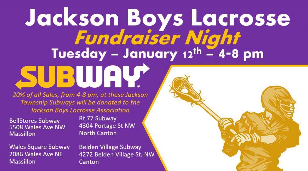 Subway Fundraiser – Jackson Bears LAX
